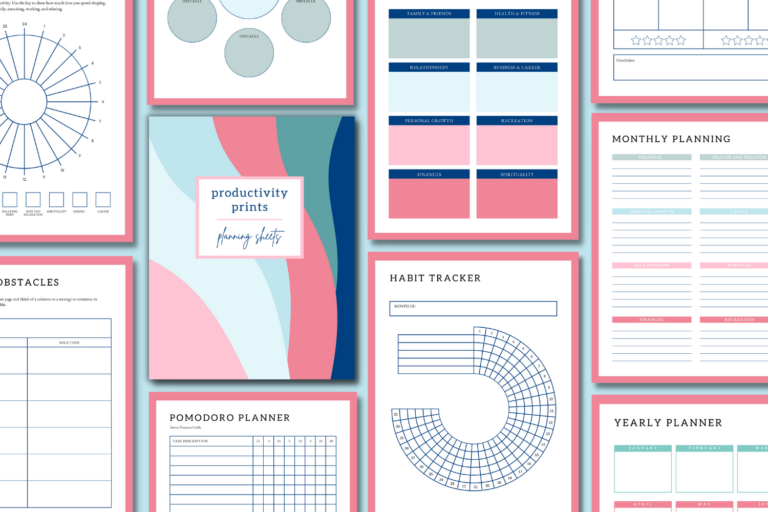 How to Build a Custom Planner with Printables - Organizing Moms