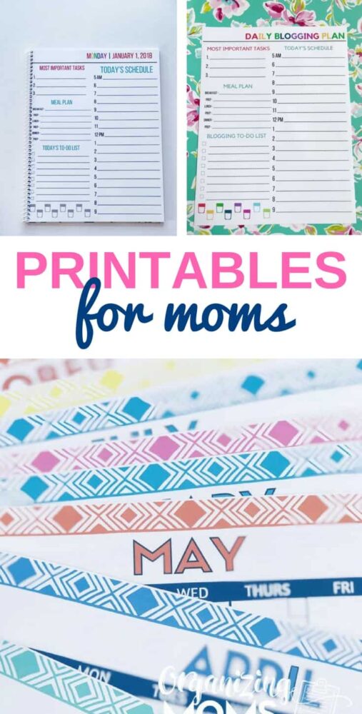 Printables for Moms - Organizing Moms