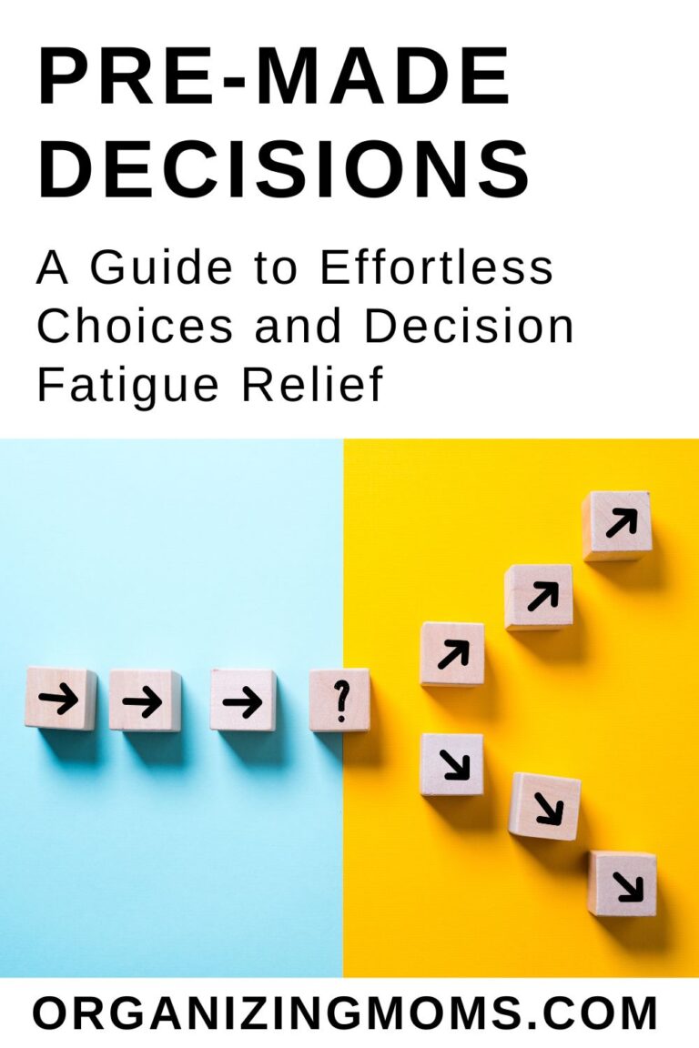 Pre-Made Decisions: A Guide to Effortless Choices and Decision Fatigue ...
