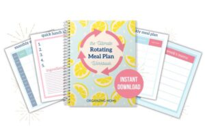 Simplify Your Life with a Rotating Meal Plan - Organizing Moms