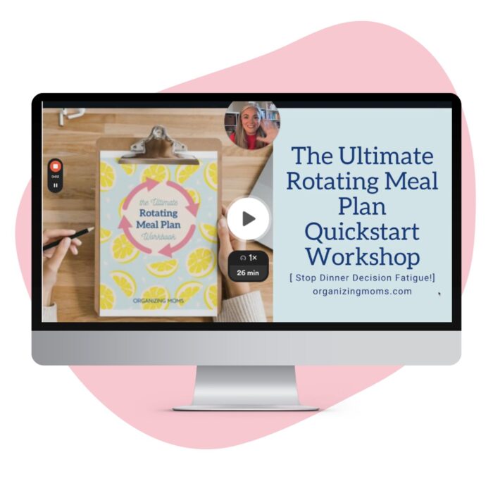 Simplify Your Life with a Rotating Meal Plan - Organizing Moms