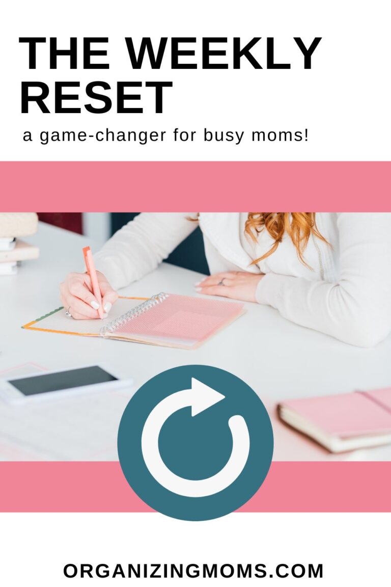 Weekly Reset: A Game Changer for Busy Moms - Here's How to Do It Right ...