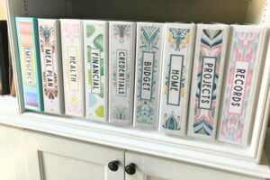 Organize Your Home with a Binder Organization System - Organizing Moms