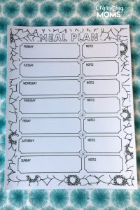 Coloring Planner Sheets Collection - Organizing Moms