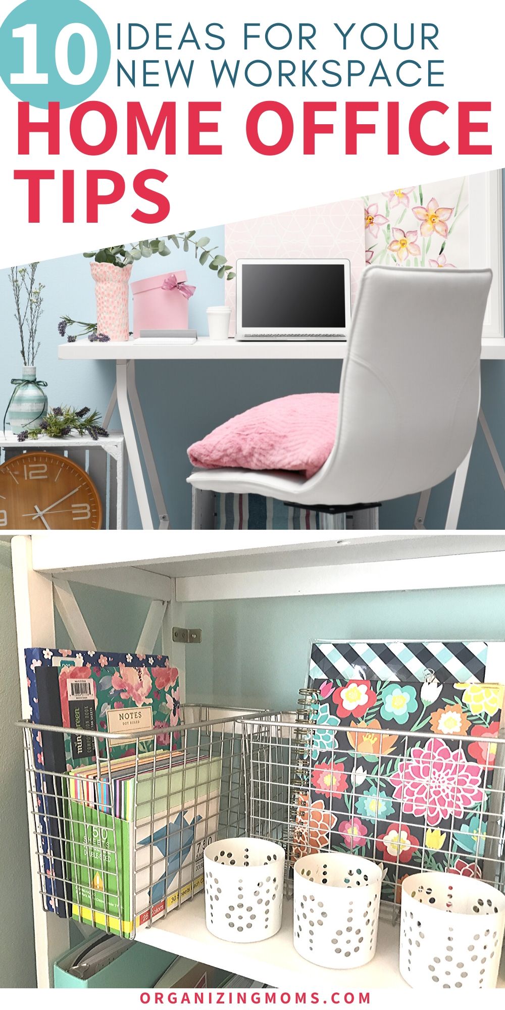 10 Simple Home Office Tips for Your New Workspace - Organizing Moms