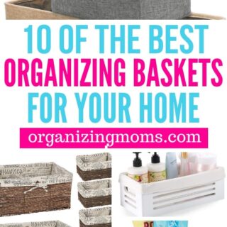 20+ Easy Practical Ways of Organizing with Baskets - Organizing Moms