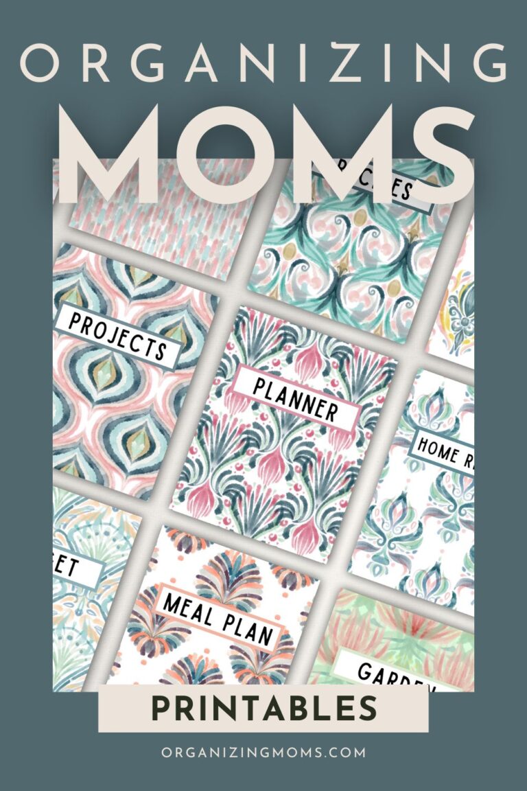 Printables for Moms - Organizing Moms