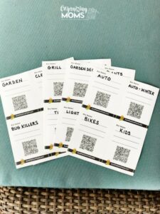 How to Organize Bins with Duck Pack & Track Labels - Organizing Moms