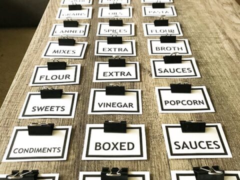 DIY Pantry Labels - How to Make Them On the Cheap! - Organizing Moms