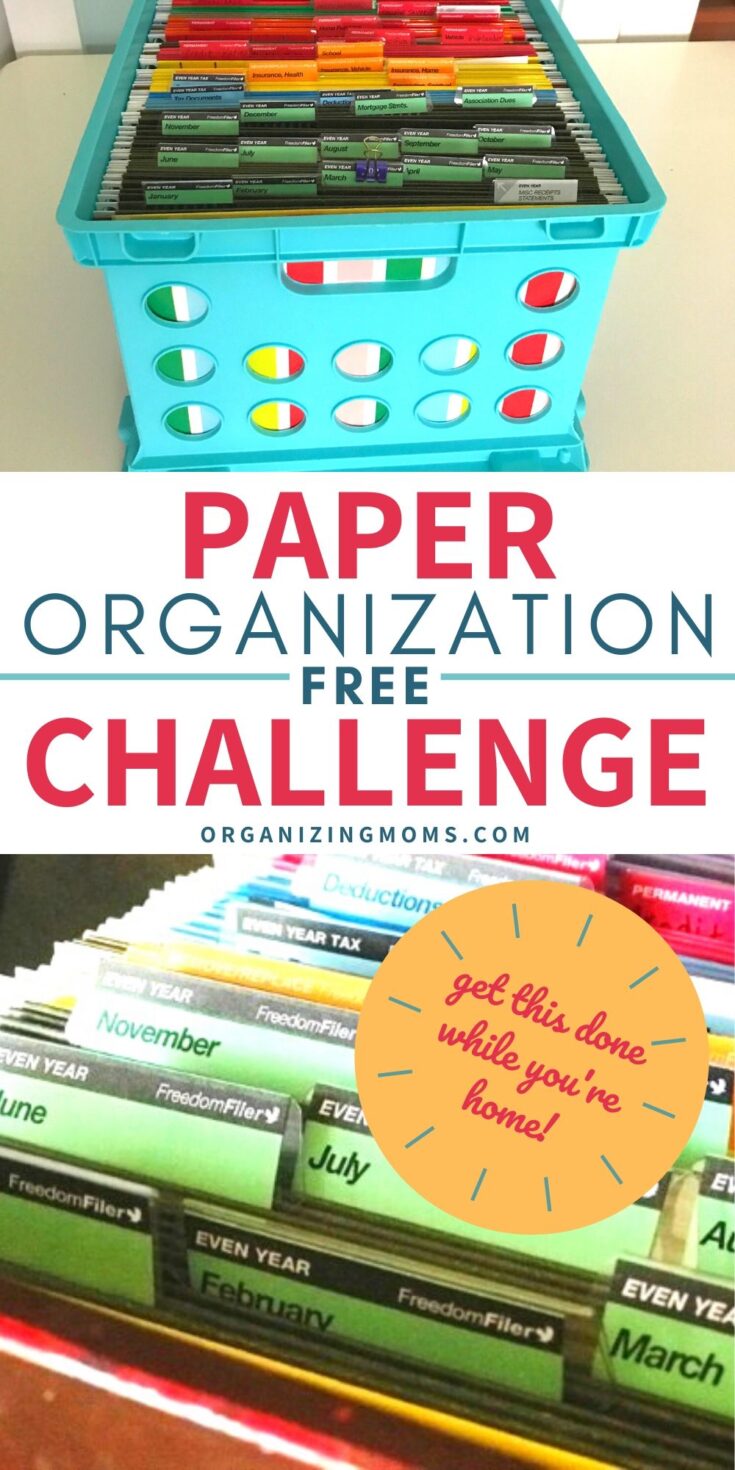 Free Paper Organization Challenge - An Easy System to Reduce Paper ...