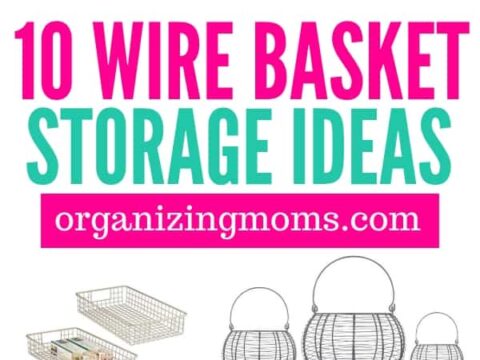 10+ Genius Wire Basket Storage Ideas - Organizing Moms